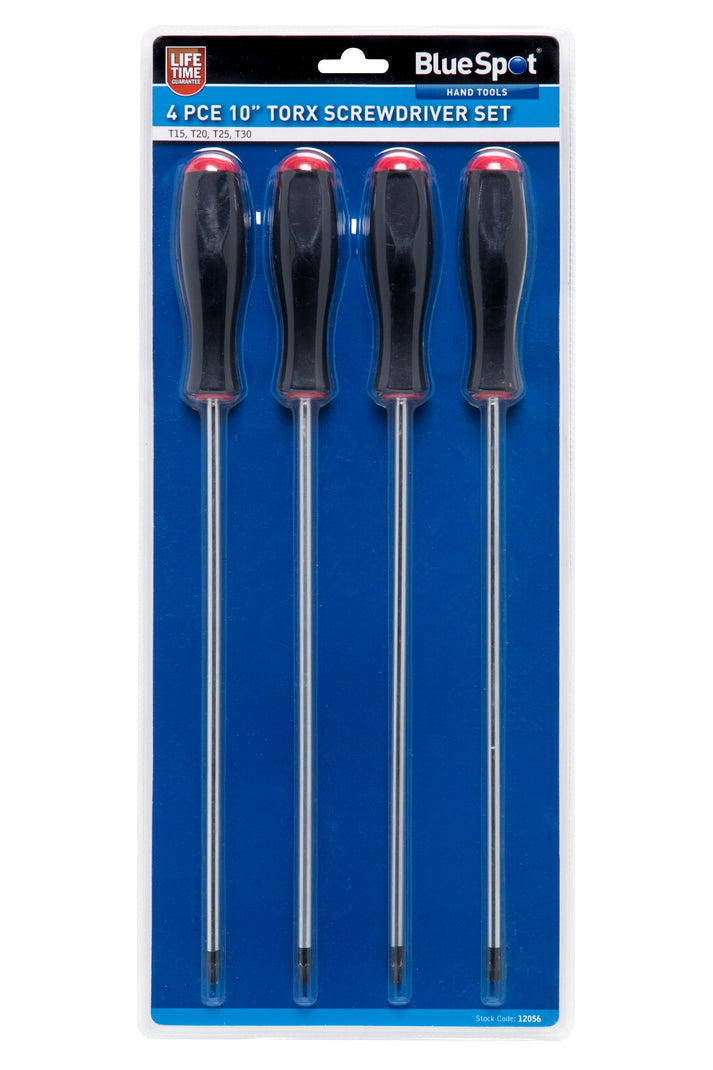 4PC 10" Torx Screwdriver Set – Fixings Factory