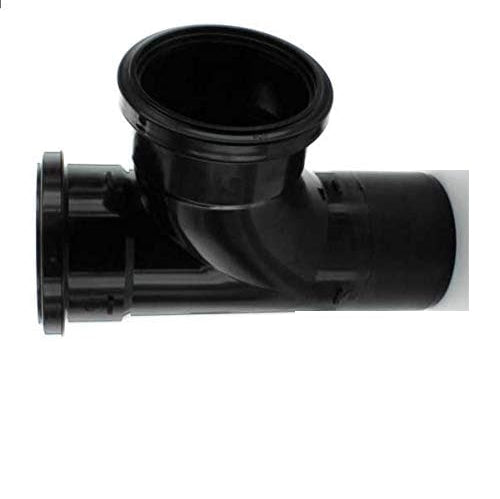 110mm Push Fit 90 Degree Double Socket Tee Branch – Fixings Factory